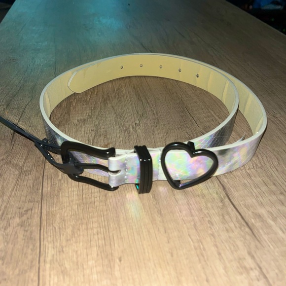 NOBO | Accessories | Oil Slick Snake Silver Belt | Poshmark